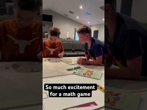 So much excitement for a math game