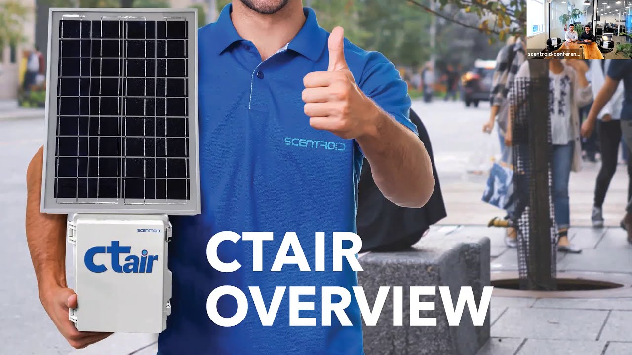 Scentroid's CTAir Continuous Urban Air Quality Monitor Seminar A 12.08.2020 (Subtitled)