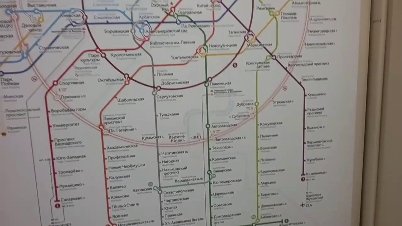 Metro map moscow