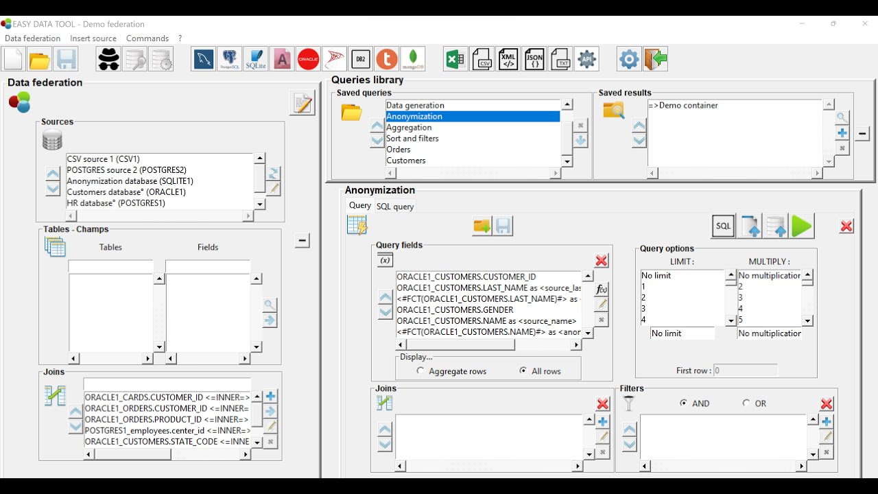 Easily anonymize data