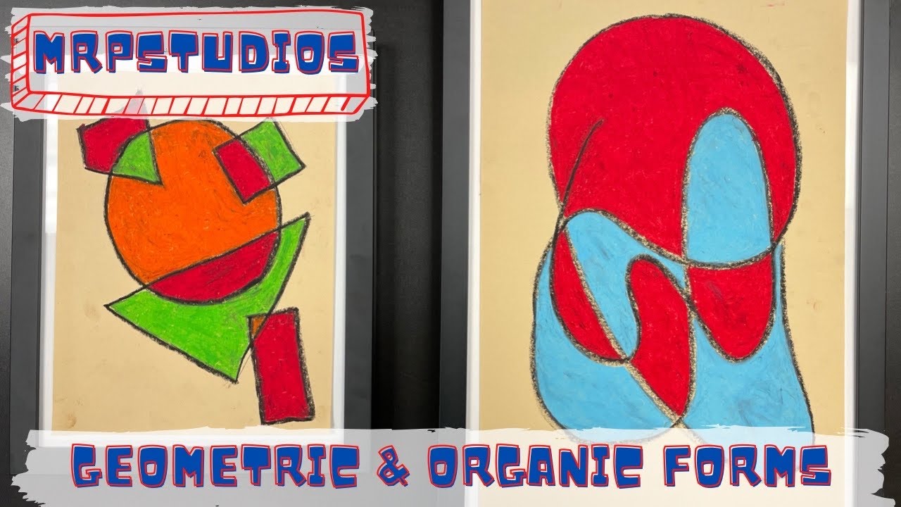 Art Lessons For Kids: Geometric & Organic Forms (k - 2nd grade)