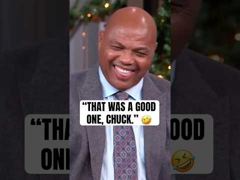 "Go to my household. Got pictures of me everywhere." Chuck was quick with it π€£