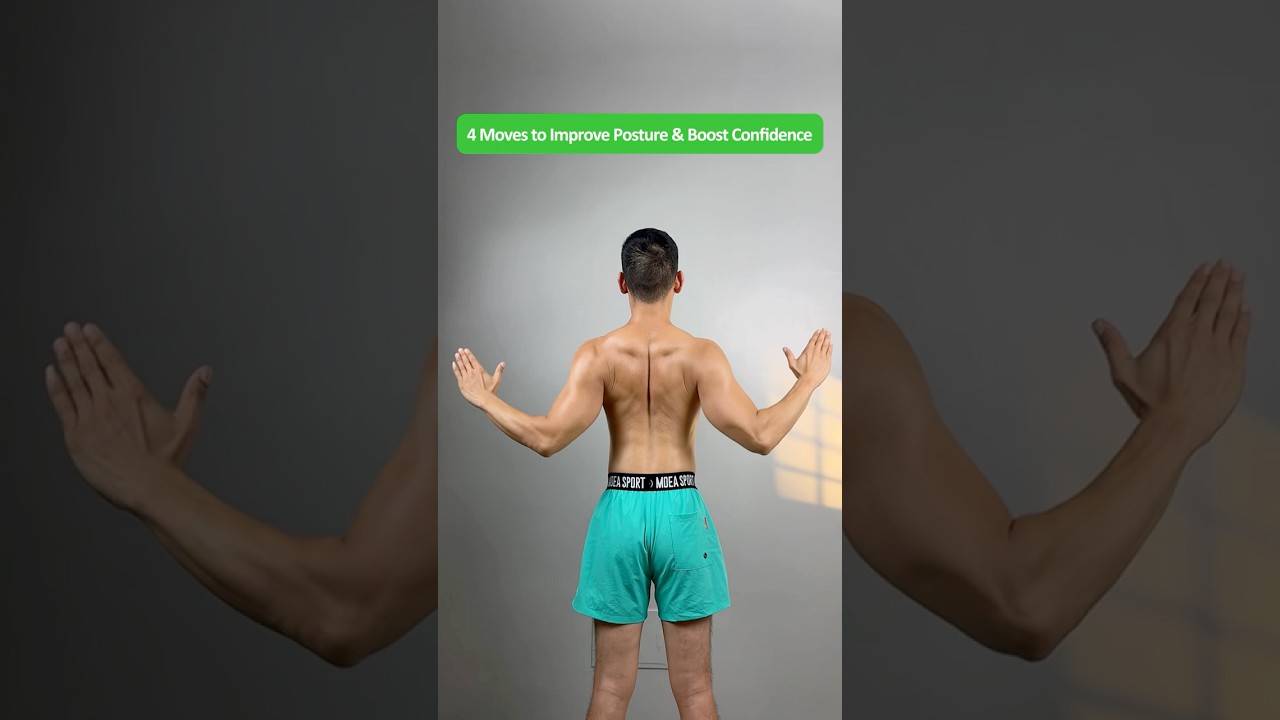 4 Simple and Effective Home Exercises to Fix Rounded Shoulders, Improve Posture & Boost Elegance