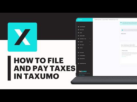 How to file and pay taxes in Taxumo? (2024)