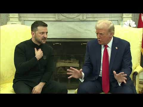HEATED EXCHANGE: Zelenskyy's meeting with Trump and Vance in Washington
