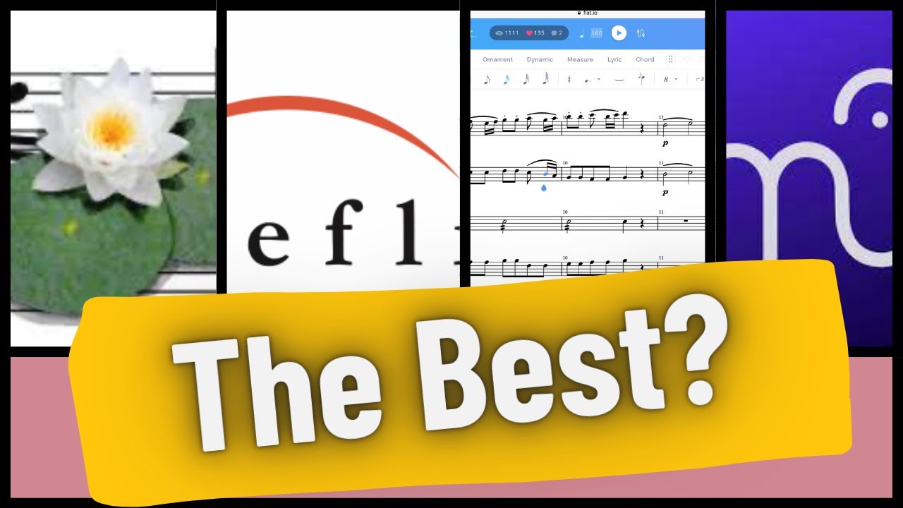 MuseScore - Lillypond - NoteFlight - Flat.io: The Ultimate Showdown