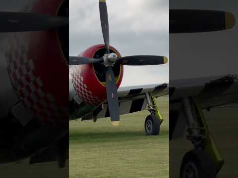 P-47 Thunderbolt #avgeeks #planespotting #aircraft #duxford #ww2planes #p47 #battleofbritain