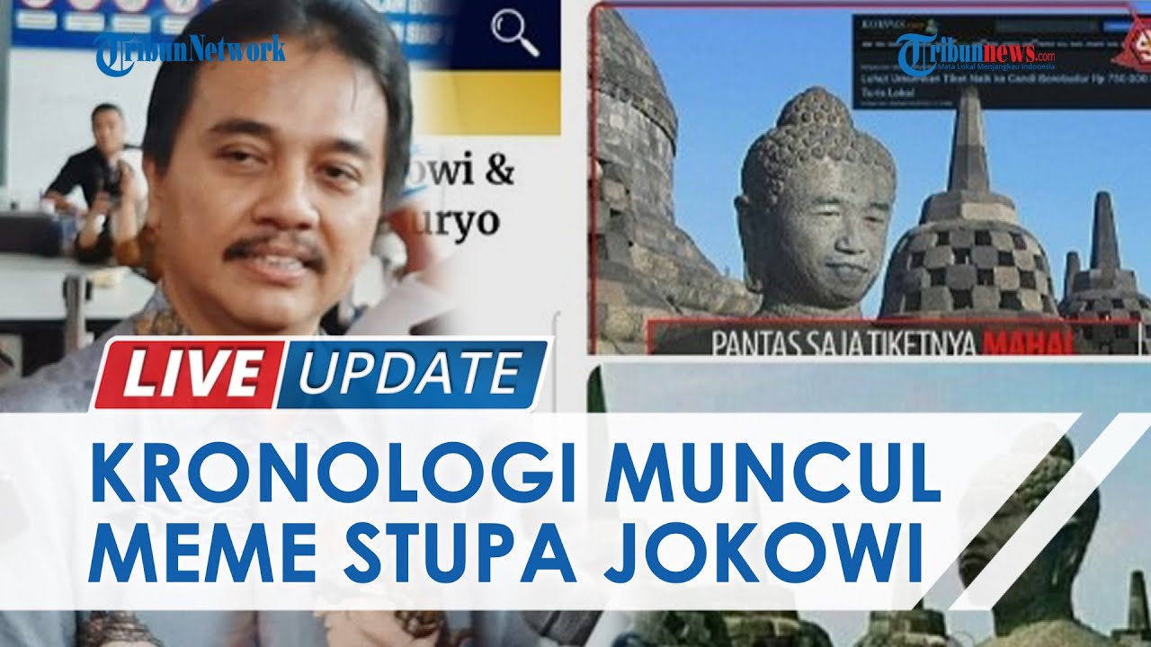 Roy Suryo Ungkap Kronologi Munculnya Meme Stupa Candi Borobudur Mirip Jokowi: Biar Makin Jelas ...