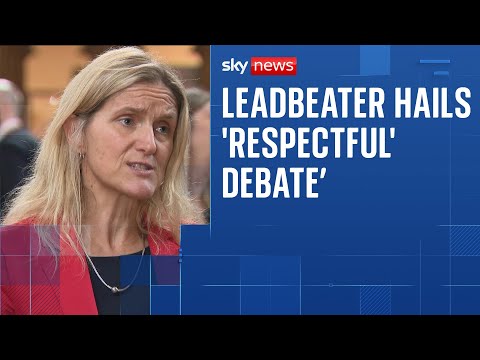 Kim Leadbeater hails 'respectful' debate as assisted dying bill passes for good of 'families'