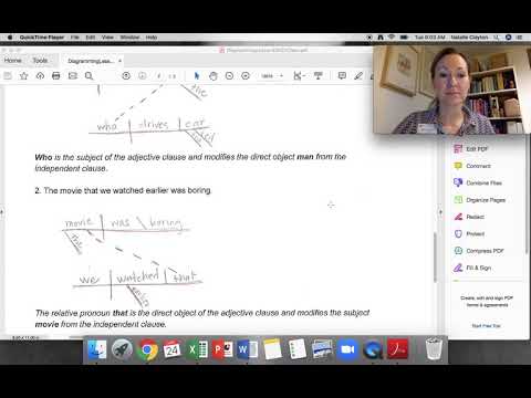 Lesson: Complex Sentences with an Adjective Clause