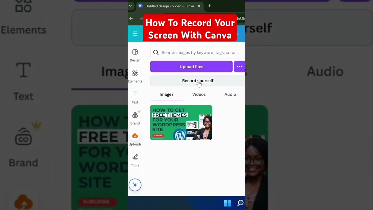 How To Record Your Screen Using Canva #howto #screenrecordnoads #tips #tipsandtricks #canvatutorial