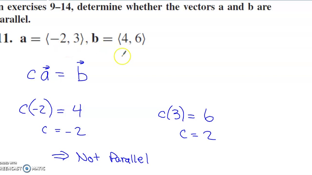 Parallel Vectors