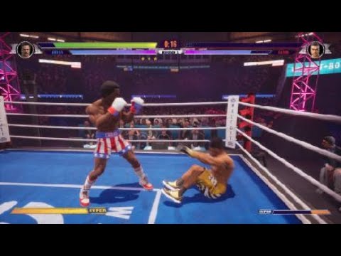 Big Rumble Boxing: Creed Champions PS4 - Apollo Creed flurry