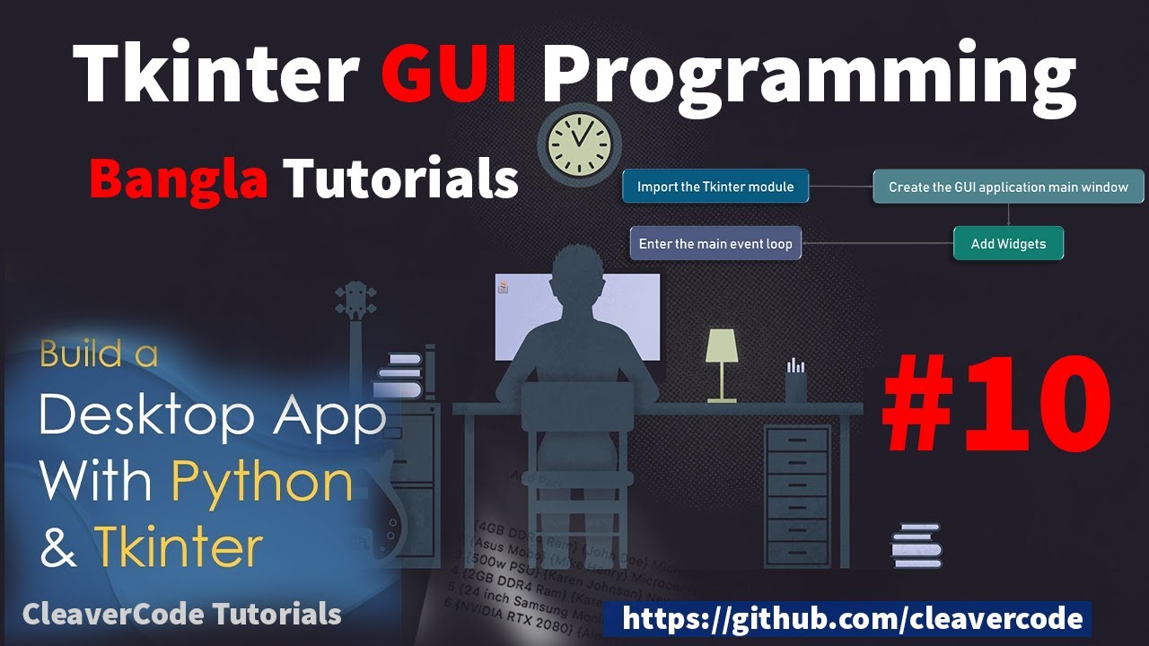 RadioButton widget tkinter | Bangla tutorials | GUI programming