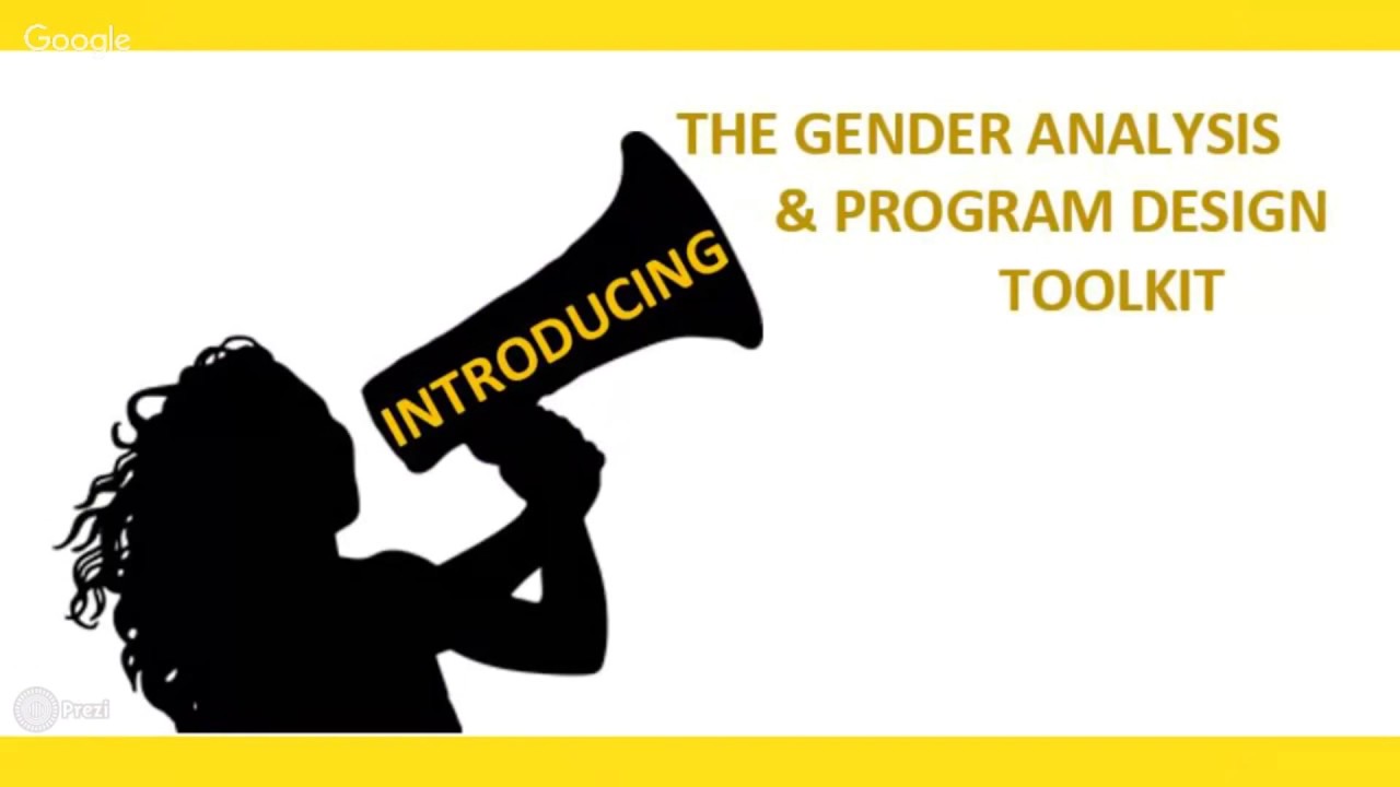 The IRC Gender Analysis & Program Design Toolkit