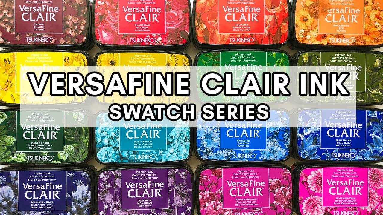 Versafine Clair Ink Swatch Colors