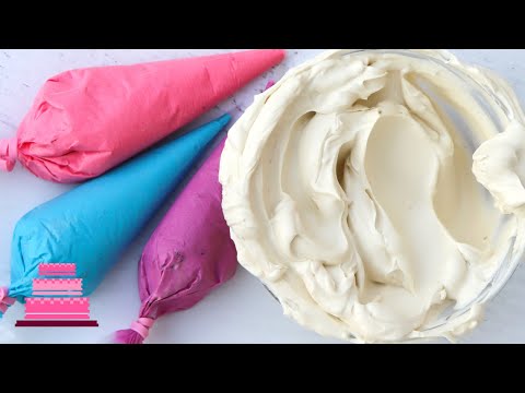 Hybrid Buttercream Recipe (Mock Swiss) - It's so SMOOTH and easy to make! 😋