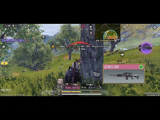 Best M21 EBR loadout for COD Mobile Battle Royale