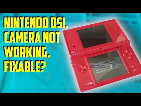 Trying to fix a Nintendo Dsi with camera error message?