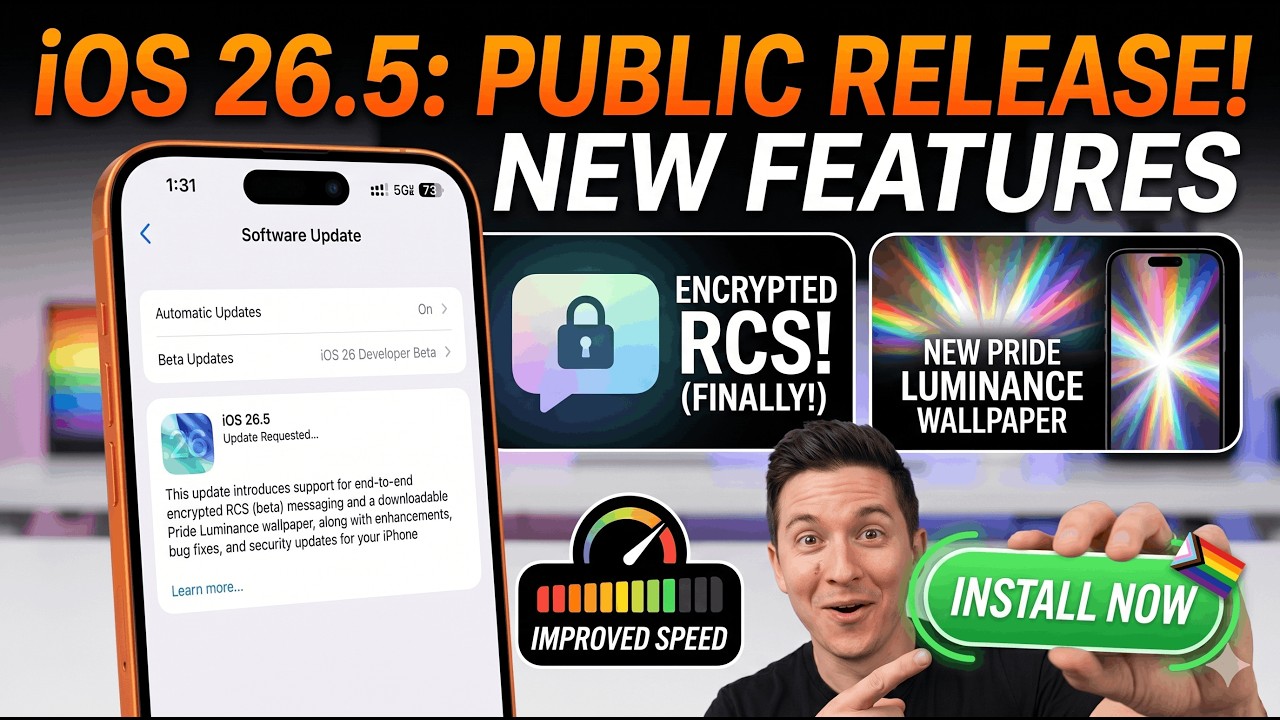 iOS 26.5 is OUT – New Features, Performance & Battery Life!
