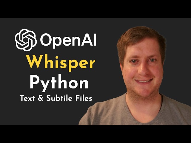 Automate Voice to Text and SRT Subtitles with OpenAI Whisper in Python ...