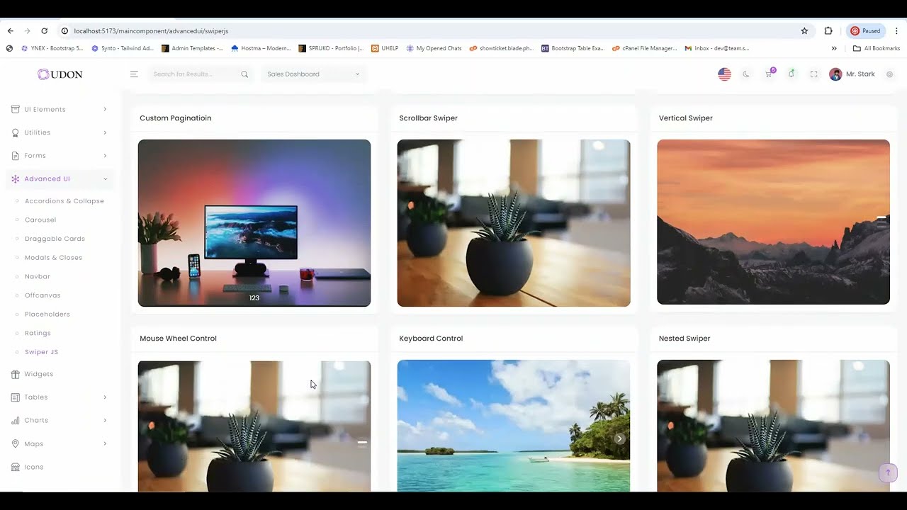 Installation process of Udon React Javacsript - React-bootstrap Admin Dashboard Template.