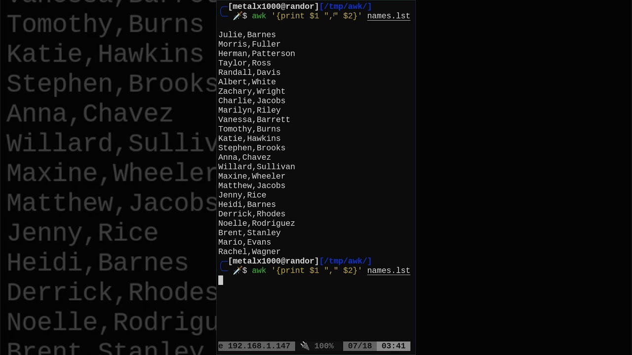 03 AWK Tutorial Short