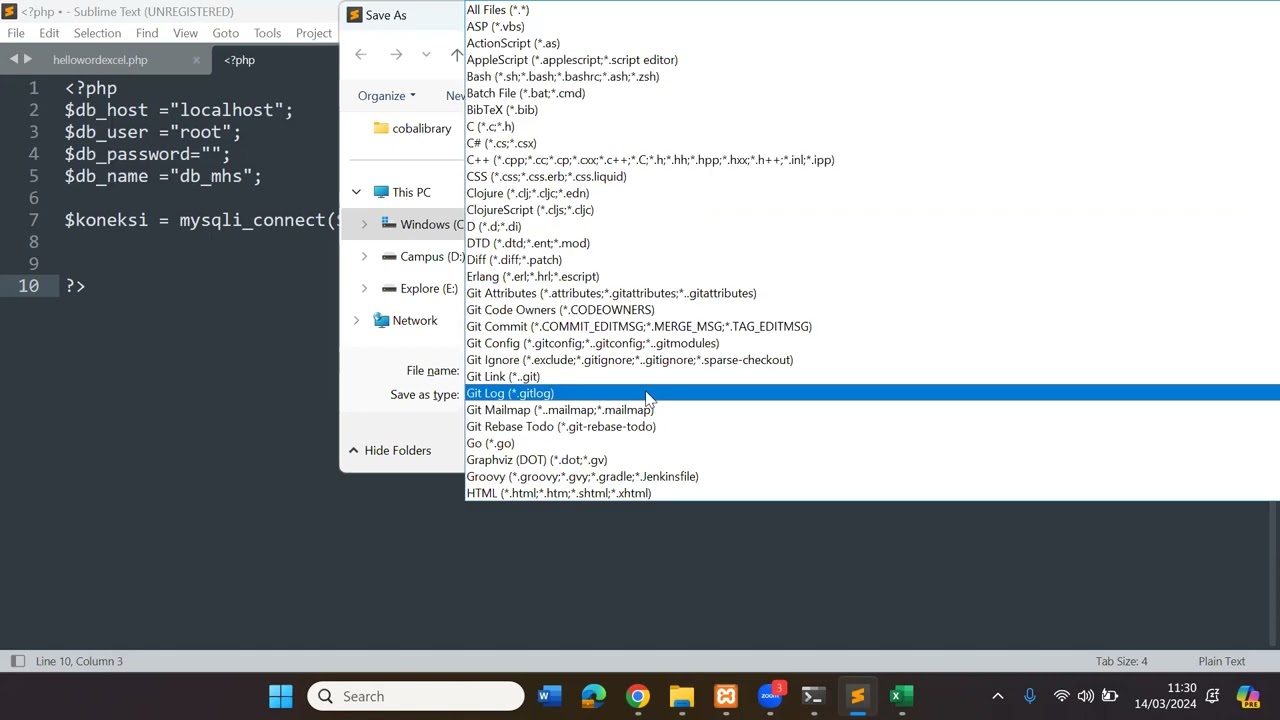 Composer, Library phpspreadsheet, TCPDF & database