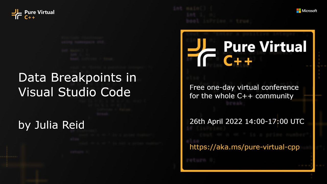 Data Breakpoints in Visual Studio Code