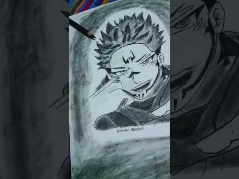 My old Ryomen Sukuna Drawing #anime #sukuna #jujutsukaisen