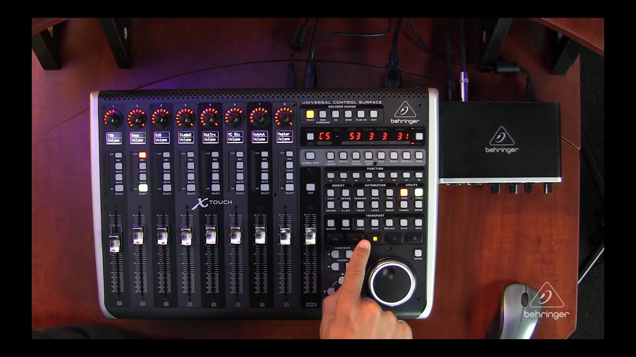 X-TOUCH How To: Using the Transport Utilities with Logic