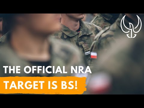Is the Official NRA Target Teaching Police Officers to Shoot Human Shapes Without a Weapon?