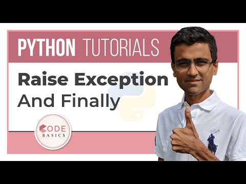 Learn Python Tutorial 20 Raise Exception And Finally - Mind Luster