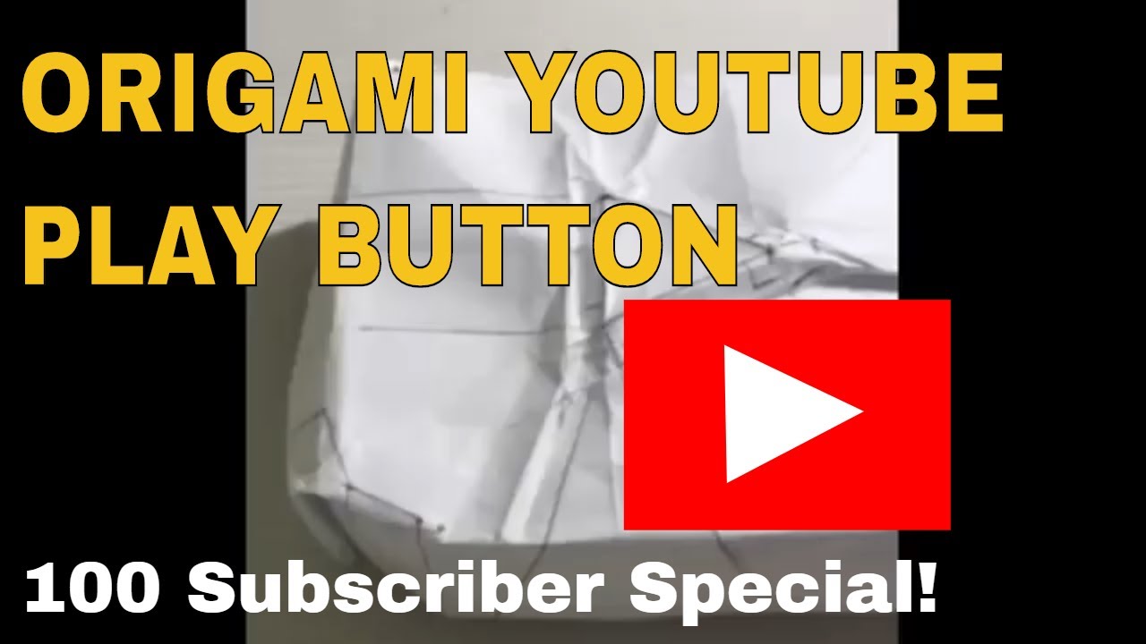 Building a Paper YouTube Play Button (100 Subscriber Special)