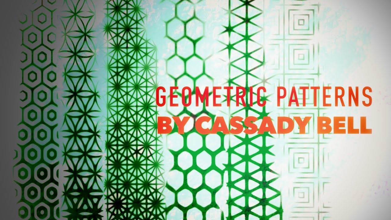 Procreate Set: Geometric Patterns by Cassady Bell