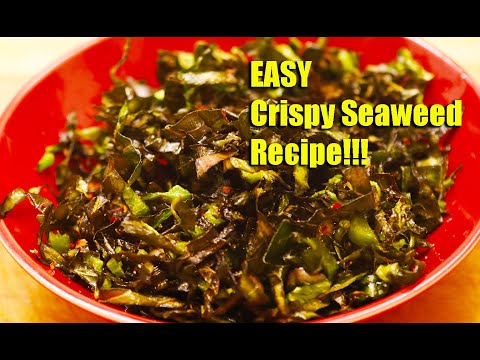 How to make Crispy Seaweed! Chinese Recipe - And it's VEGAN!!!