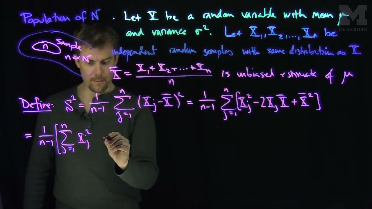 The Sample Variance: Its Mean