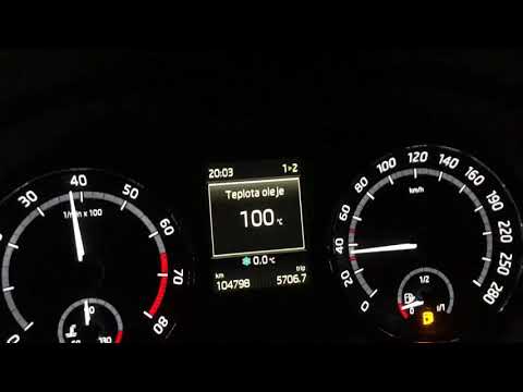 Octavia 3 RS 2.0TSI Acceleration 0-200km/h