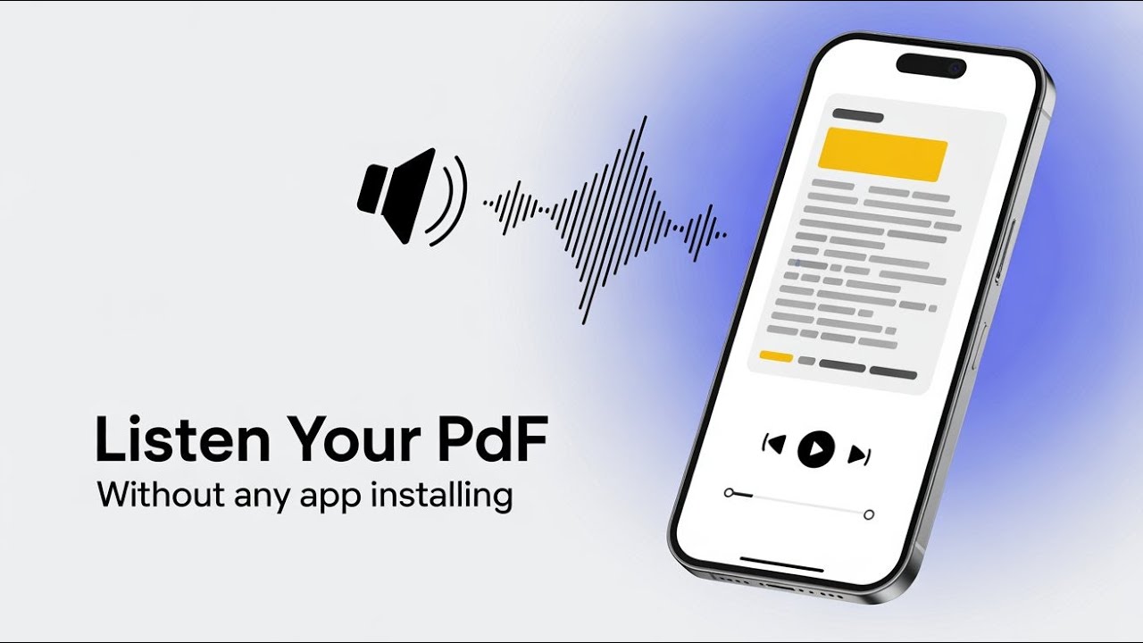 PDF File Audio Reader