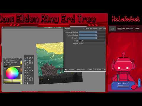 One Day Pixel Art Session: "Elden Ring Erd Tree"