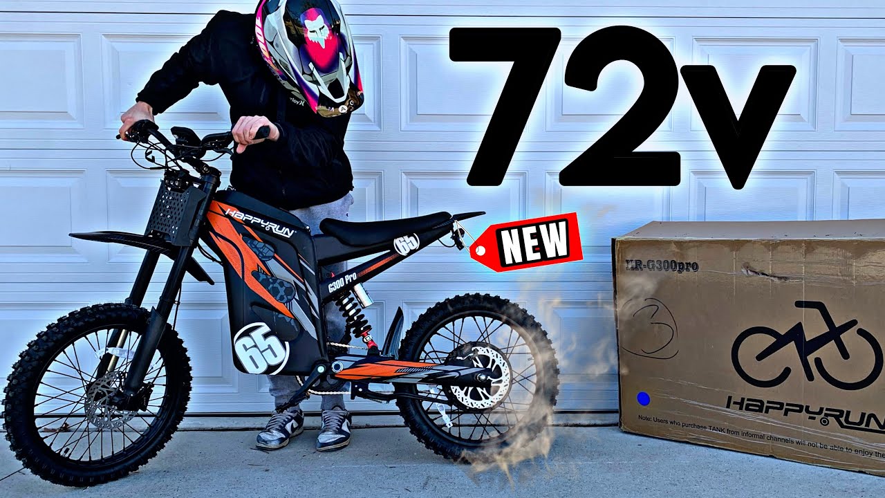 HappyRun Electric Dirt Bike G300 Pro, Best Fast Dirt E-Bike for Adults ...