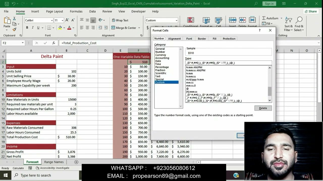 Exp22_Excel_Ch06_CumulativeAssessment_Variation_Delta_Paint | CumulativeAssessment_Variation_Delta