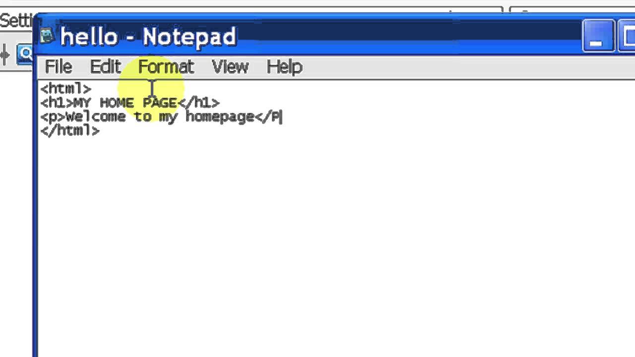 How to Create a Basic Webpage Using HTML Notepad : HTML, CSS & More