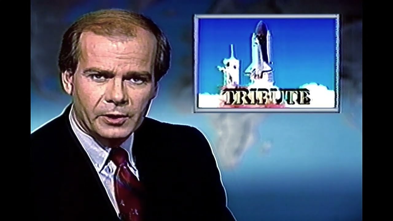 The crew of Discovery STS-26 pay tribute to Challenger, CBC News 1988