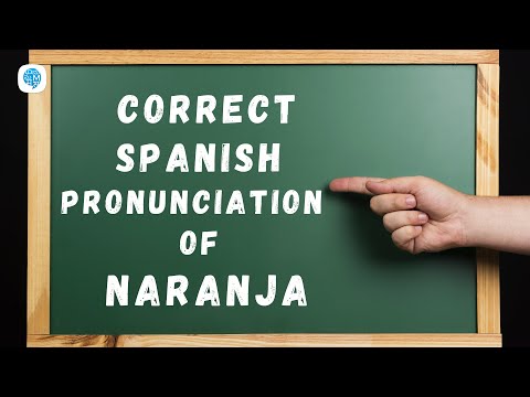 How to pronounce 'naranja' (orange) in Spanish? | Spanish Pronunciation