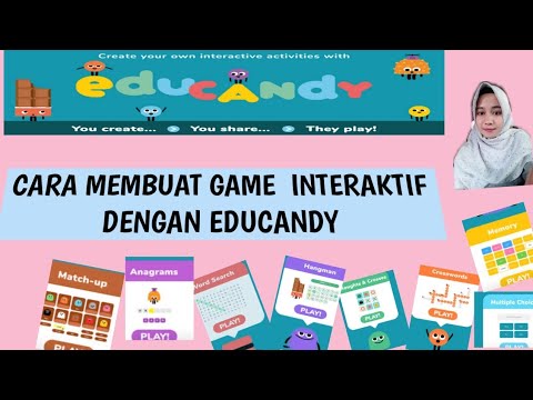 Cara membuat game edukasi interaktif dengan Educandy (mudah dan simpel)