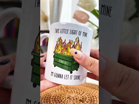 Funny Mug | Dumpster Fire | Fun Gifts For Coworkers, Boss, Friends, Family | Personalized Mug