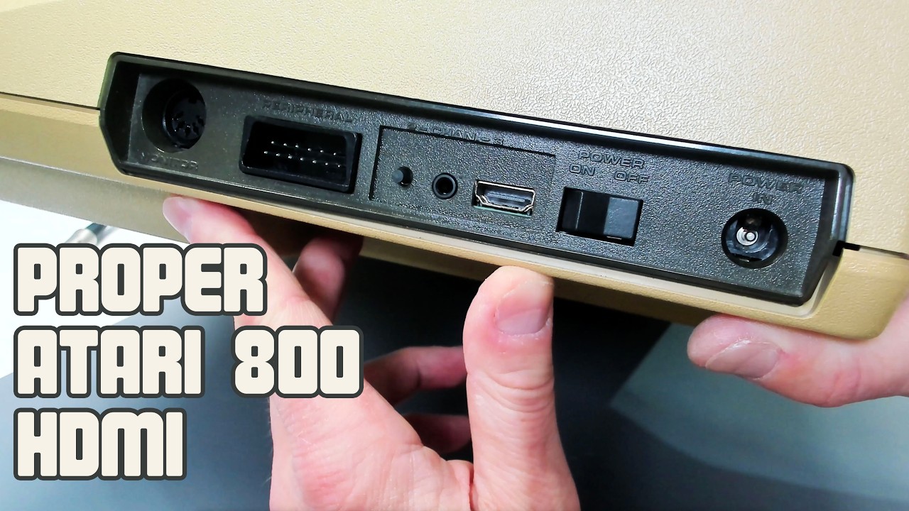 Proper Atari 800 HDMI video and audio