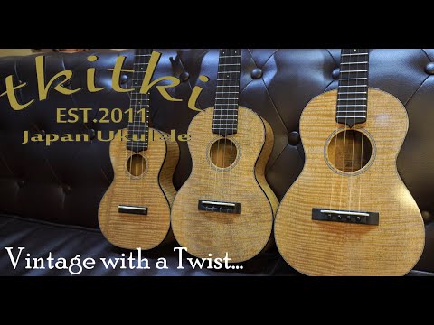 Vintage with a Twist - TKITKI CUSTOM UKULELES