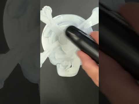 Drawing the Skull & Crossbones Emoji β οΈ using Posca Markers #shorts #posca #emoji